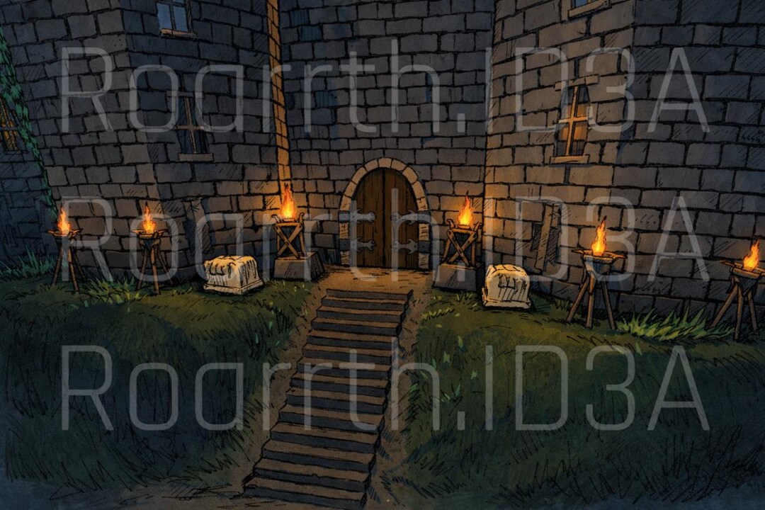 Slayer Tower OSRS Portrait • Old School Runescape - Etsy