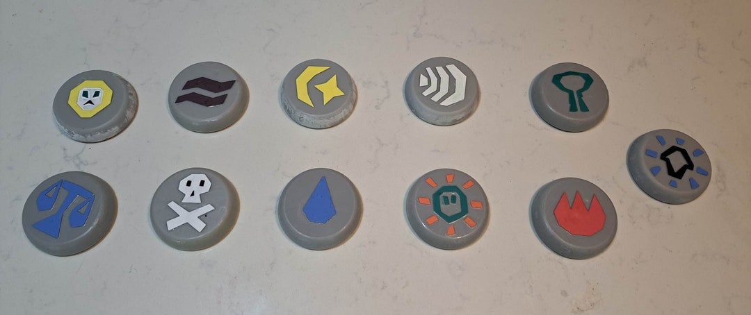 OSRS Runes Smooth Resin Old School Runescape - Etsy