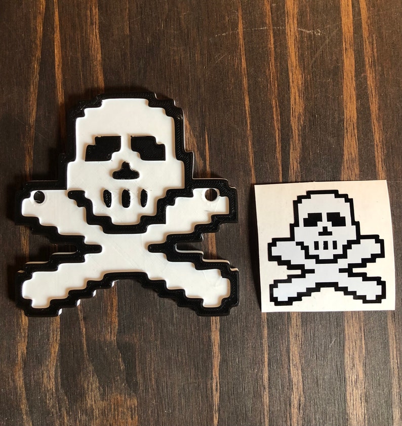 OSRS PK Skull Wall Display & Vinyl Sticker Old School - Etsy