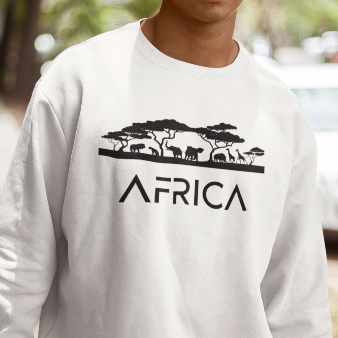 Africa Sweatshirt, African Savanna Sweatshirt, Jungle Sweatshirt ...