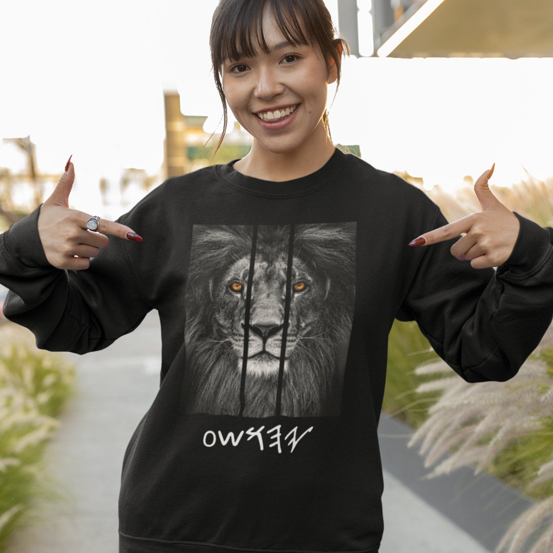 Yahusha Lion of Judah in Paleo Hebrew Sweatshirt, Paleo Hebrew ...