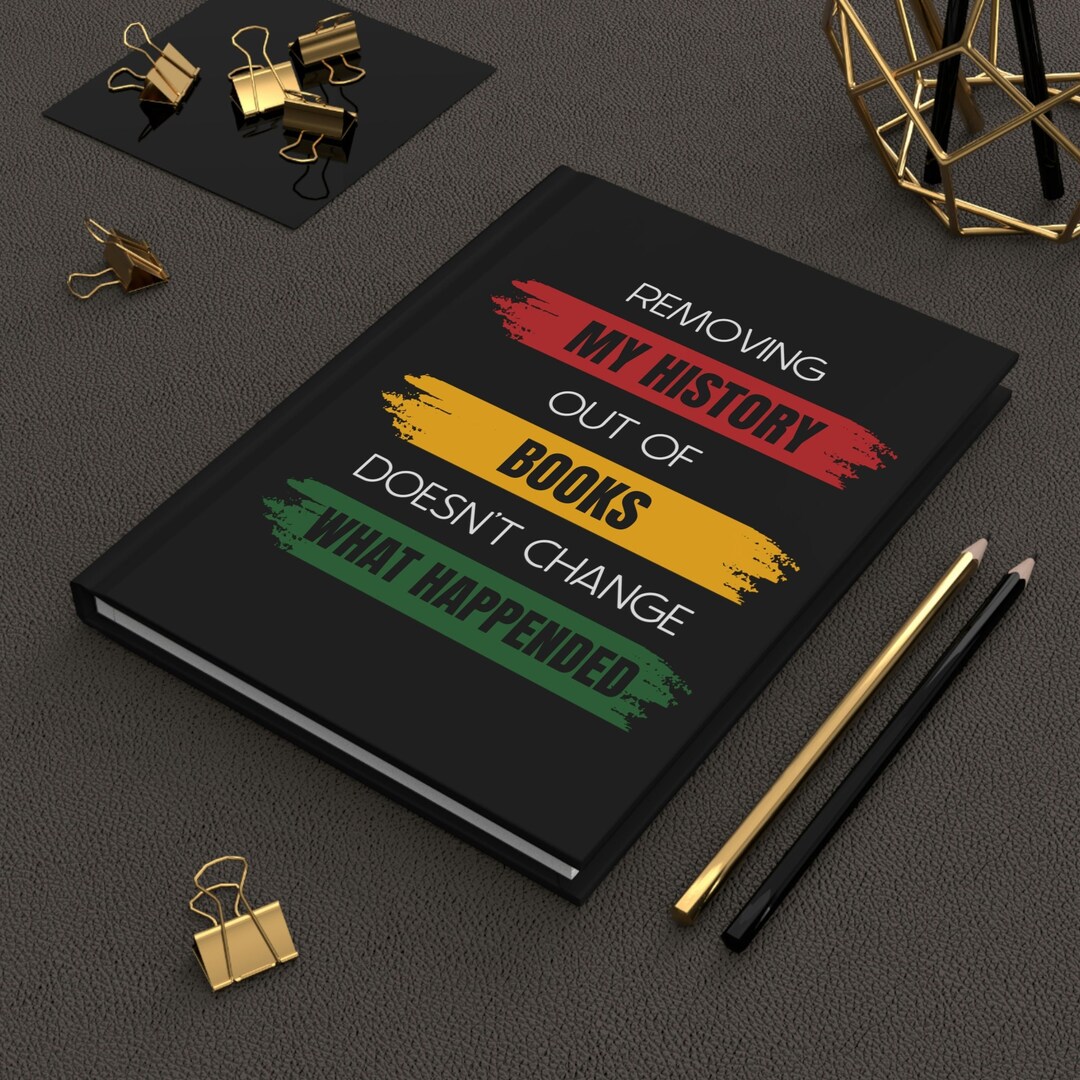 Can't Remove Black History Journal, Black Heritage Notebook, Black ...