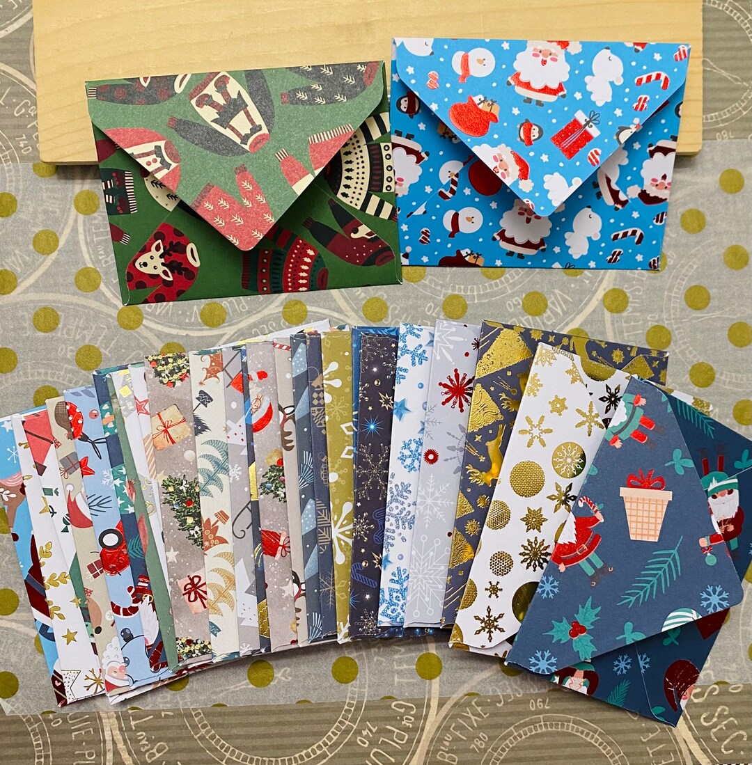 Limited-assorted 3x4 Envelopes | Holiday Themes | Designer Paper ...