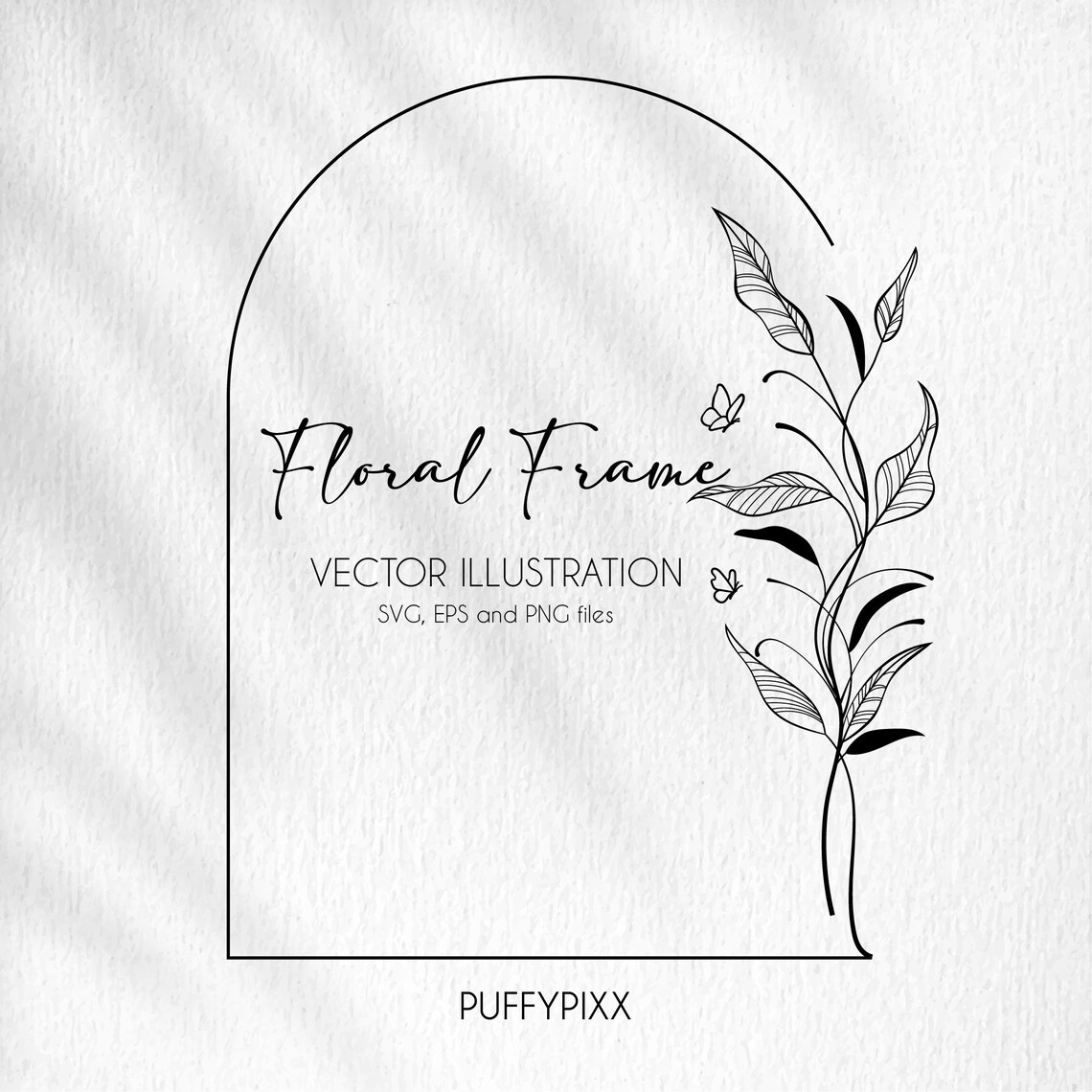 Arch Leaves Frame Svg, Floral Wreath Svg, Wedding Arch With Leaves Svg ...