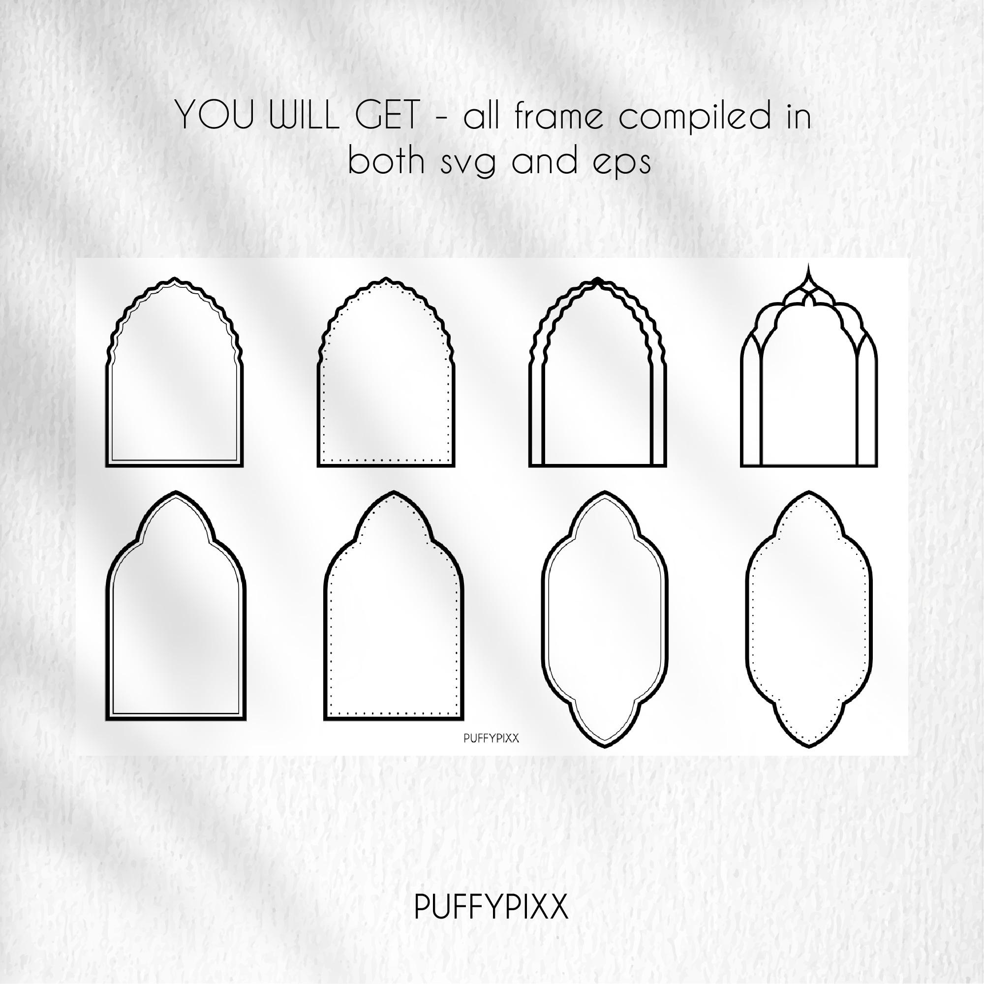 Arch SVG Frame Bundle, Arch SVG Bundle, Arch Wedding Invitation ...