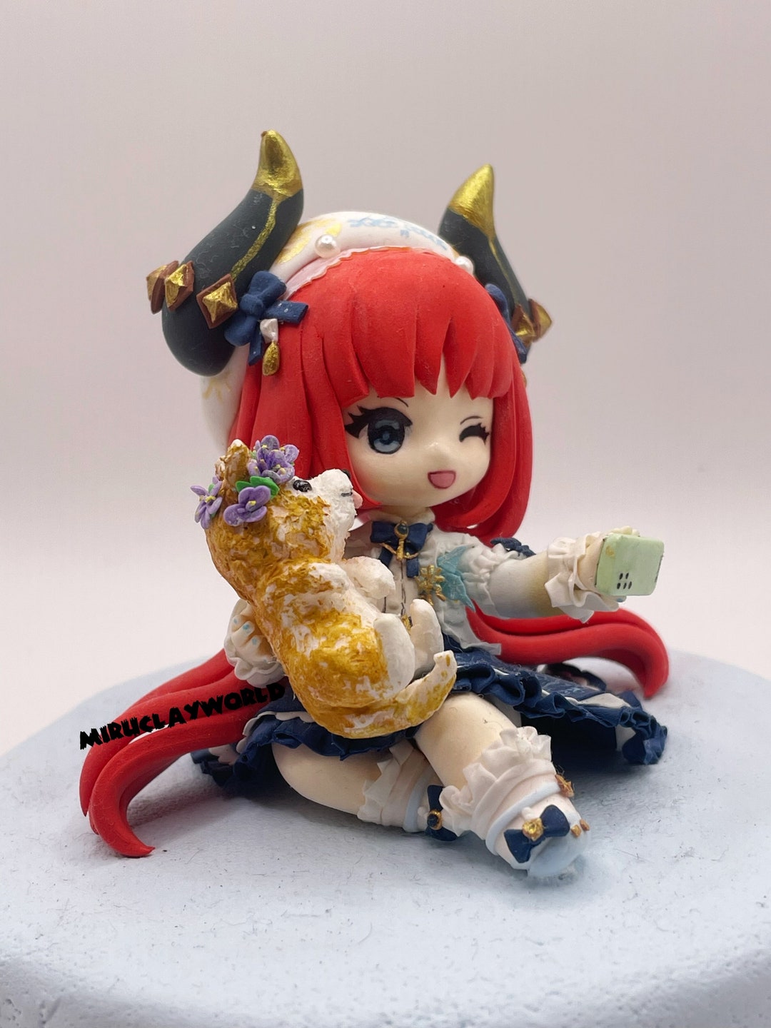 Ready for Shipping Genshin Impact Nilou Super Light Clay Chibi Figure ...