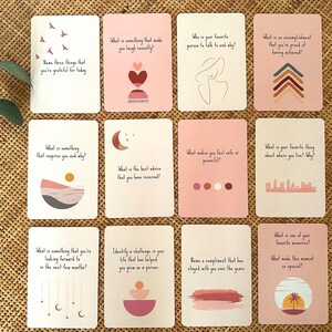 Gratitude Card Deck, Daily Mindfulness Cards, Boho Self Care Cards ...