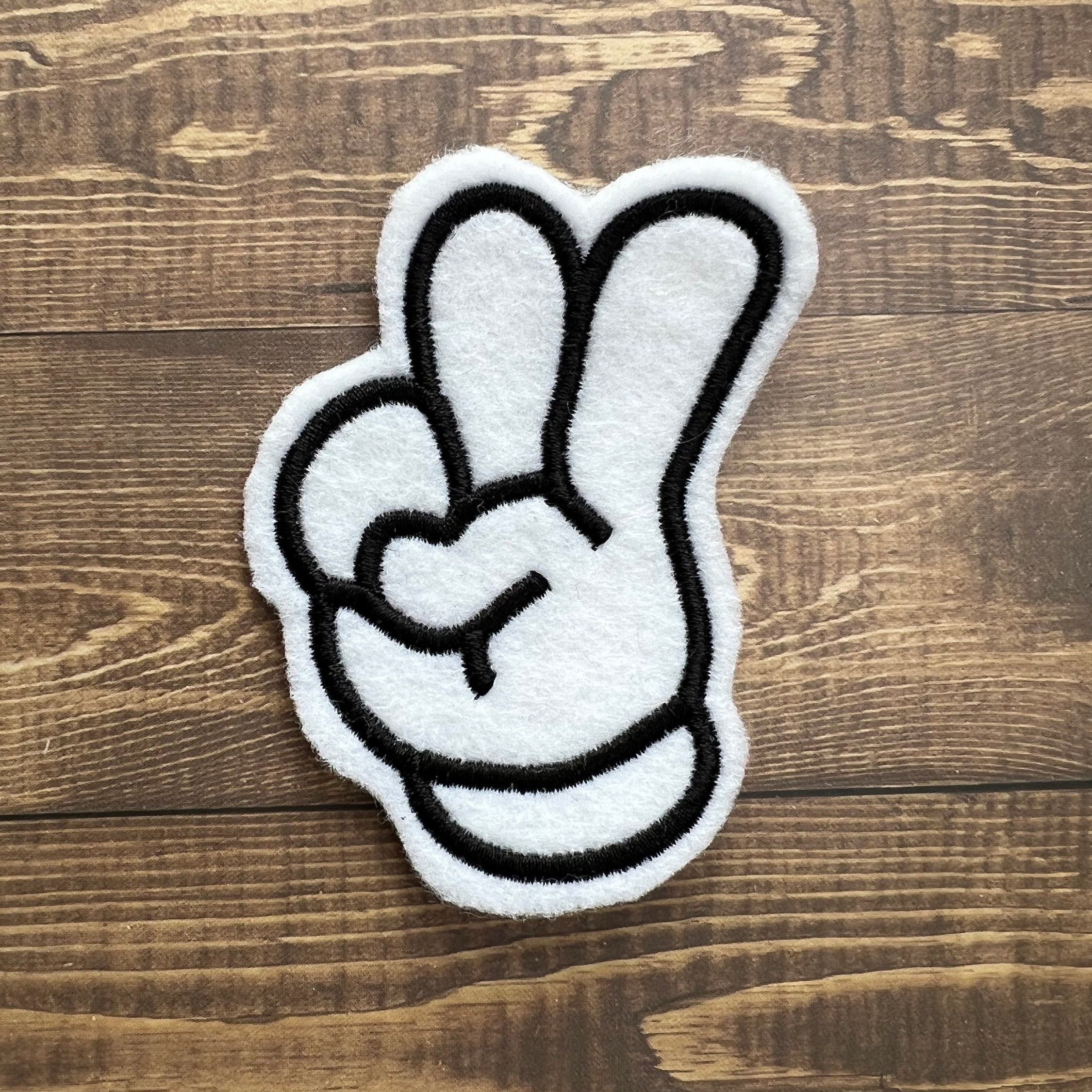 Mickey Mouse Hands Peace