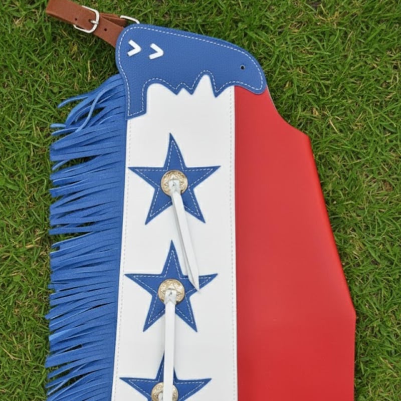 Red and Blue Rodeo Chaps - Etsy