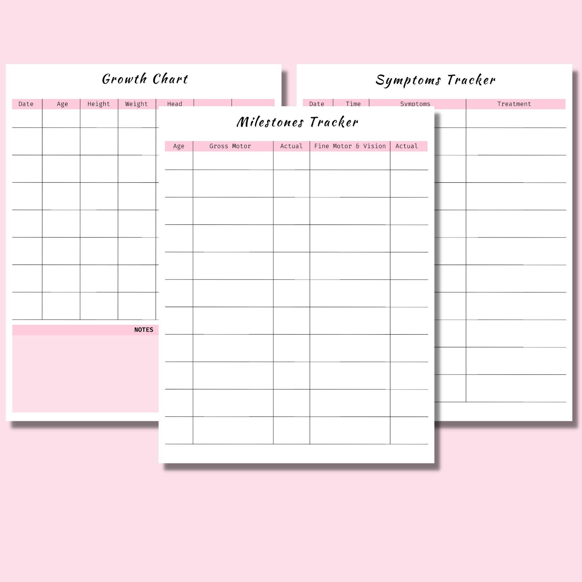 Baby Planner, Printable Feed Digital, Download Baby Book Memories ...