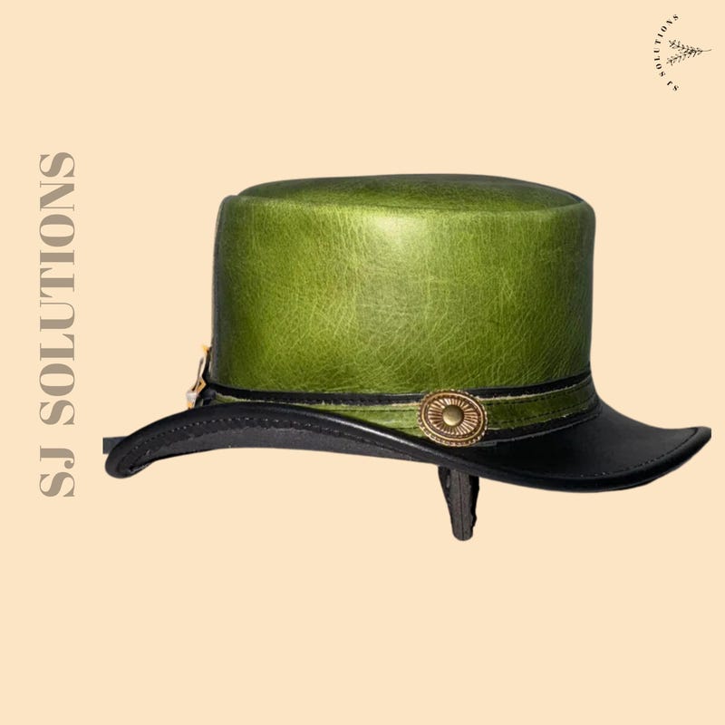 Green Top Hat - Etsy