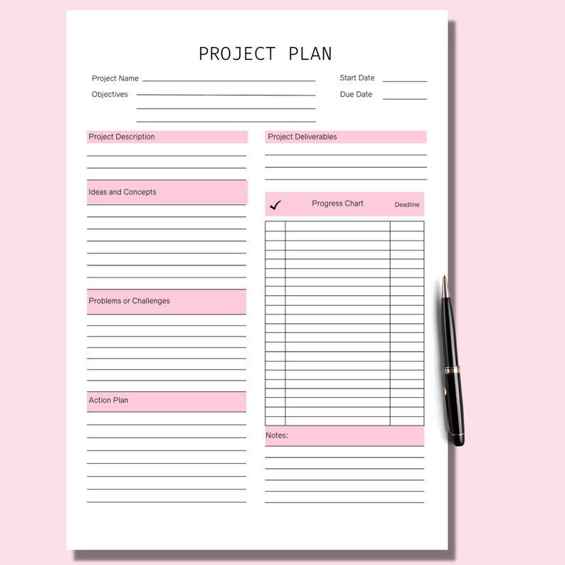 Weekly Study Tracker Study Tracker Pomodoro Planner Study - Etsy