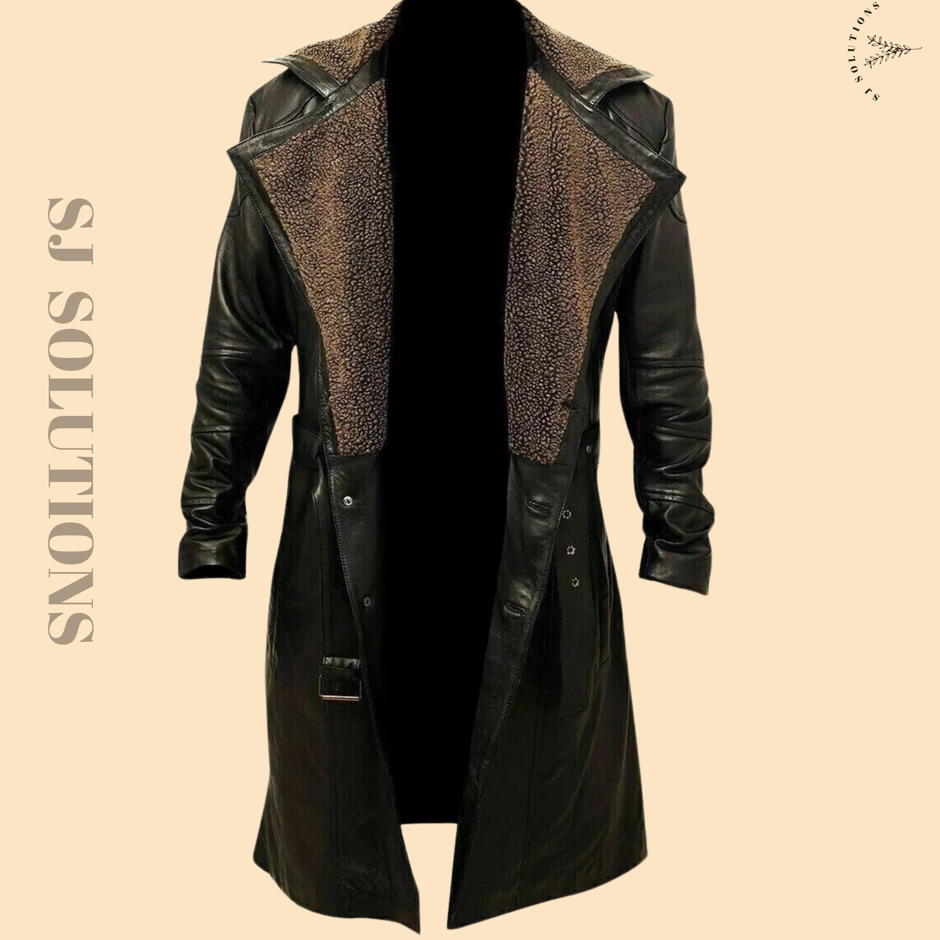 Ww2 German Leather Trench Coat - Etsy Ww2 German Leather Trench Coat - Etsy