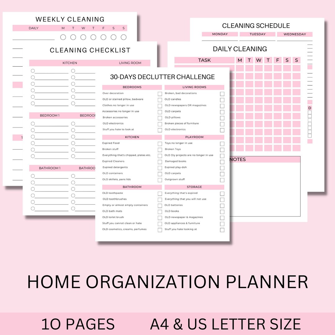 Household Planner Printable Household Management Binder - Etsy