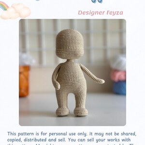 Amigurumi Body Base Pattern | Crochet Doll Form | Create Your Own ...