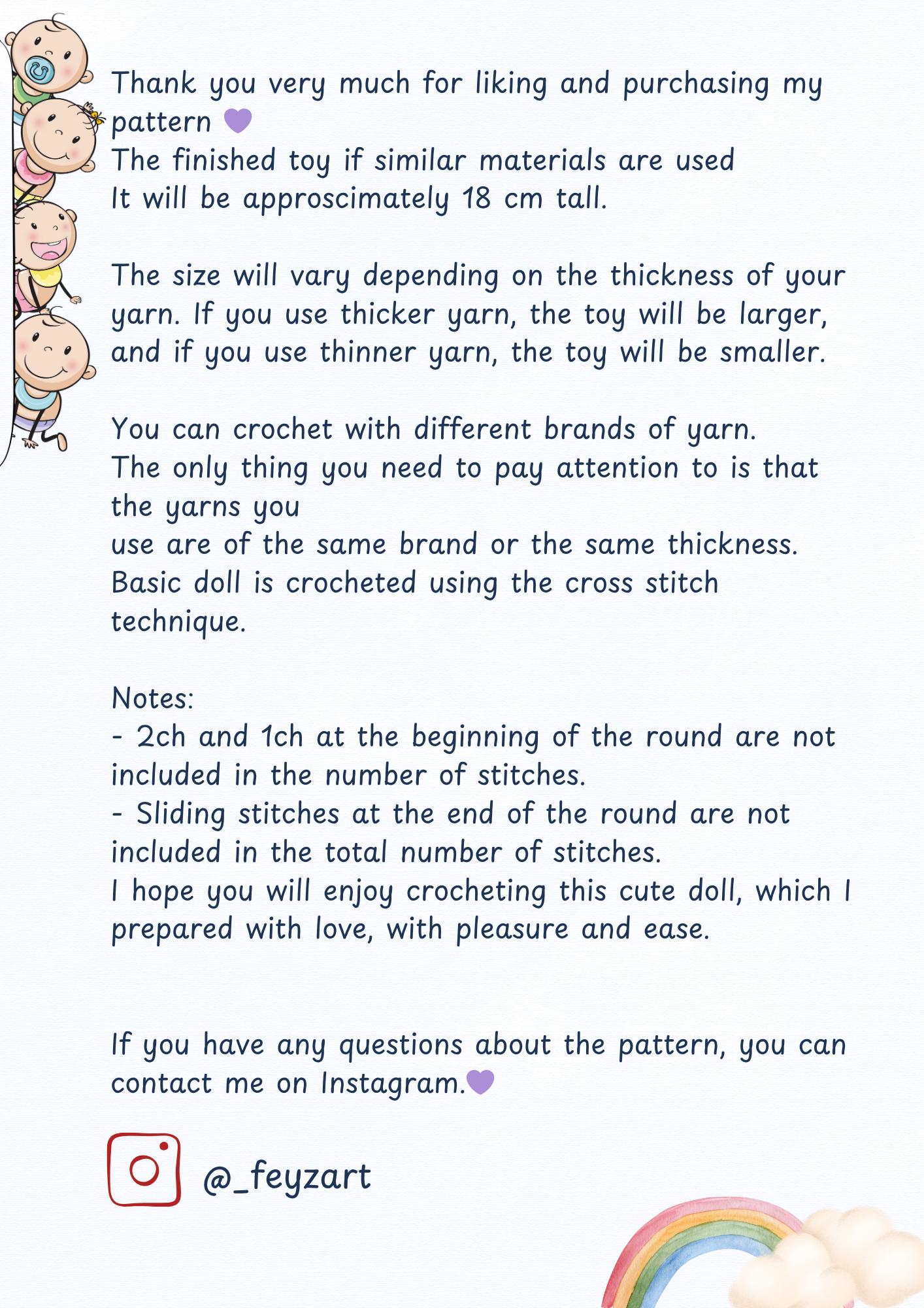 Amigurumi Body Base Crochet Pattern | Create Custom Characters ...