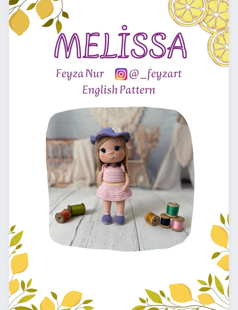 Amigurumi Flower Dolls Crochet Pattern – Spring Girl – PDF Instant ...