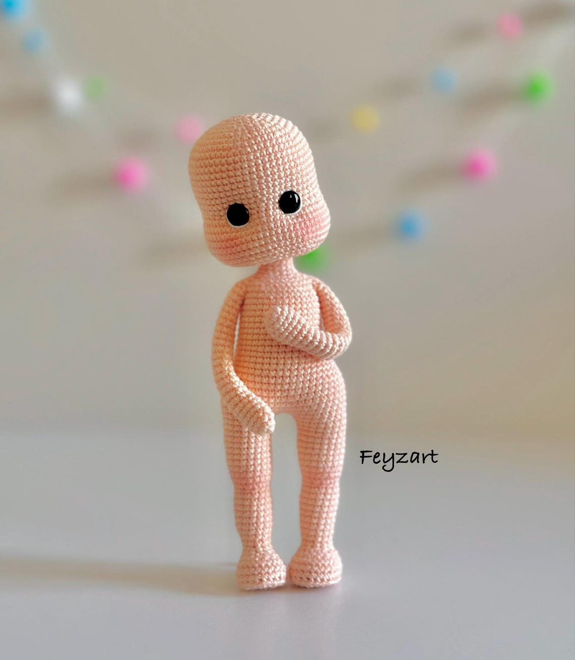 Amigurumi Body Base Crochet Pattern | Customizable 20 Cm Doll Body ...