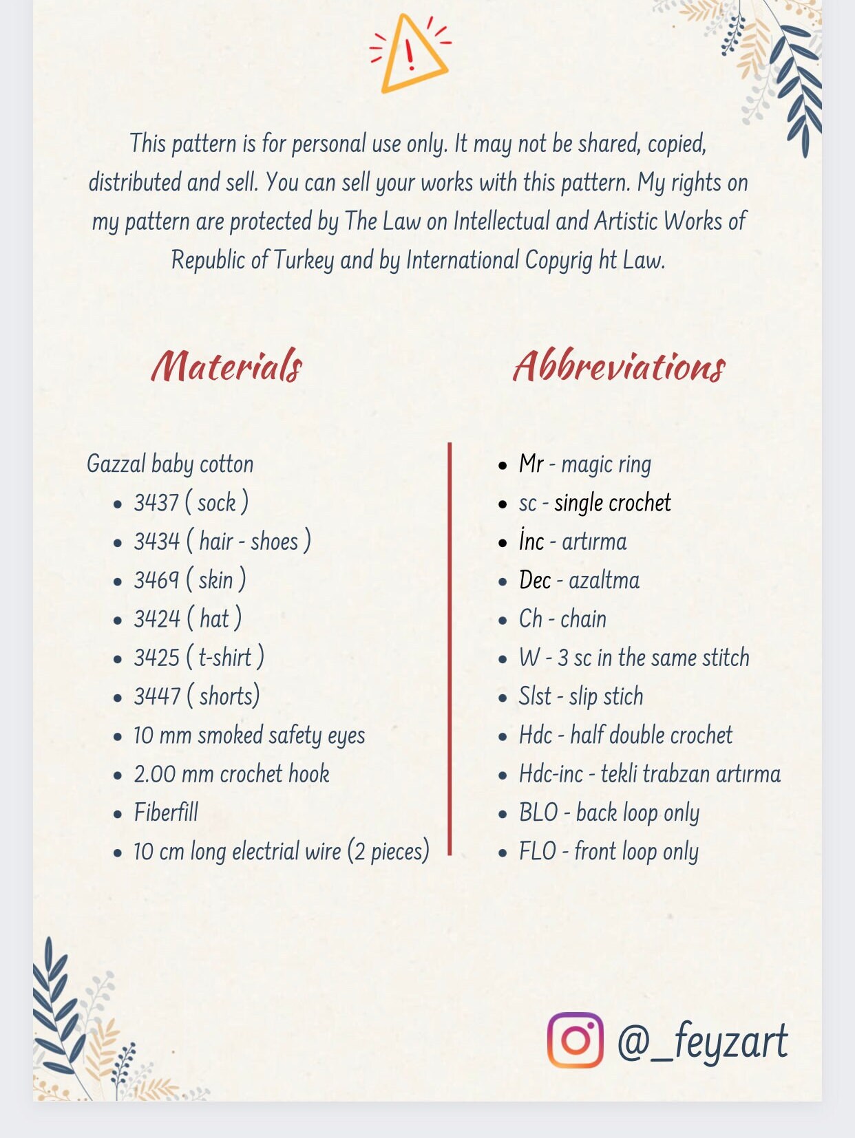 Crochet Pattern Paul Doll Amigurumi PDF English - Etsy