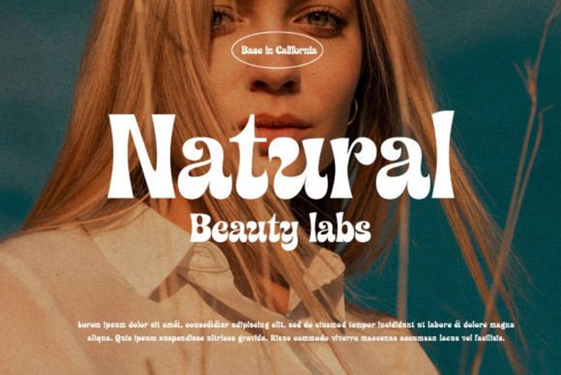 Chunky Script Font | Modern Serif Font | Procreate Font, Cricut Font | Retro 70s Font | Font ...