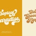 Chunky Retro Groovy Font, Retro Serif Font, Fonts Procreate, Fonts ...