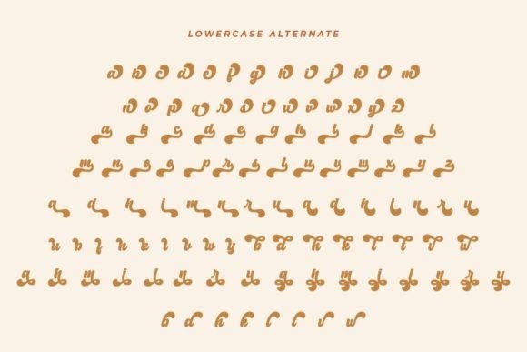 Chunky Retro Groovy Font, Retro Serif Font, Fonts Procreate, Fonts ...