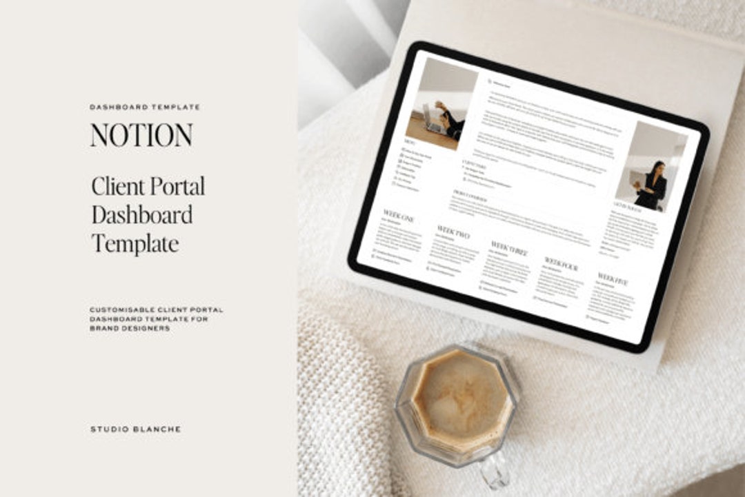 Notion Client Portal Template ,client Portal Template in Notion, Notion ...