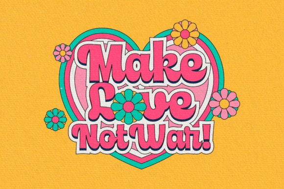 Retro Alphabet Font, Vintage Font, Retro Serif Font, 70s Font, Old ...