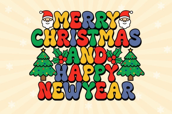 Playful Christmas Font |stylish Retro Font | Festive Typeface for ...
