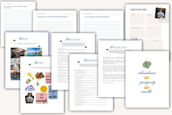 Money Mindset Workbook, Mindset Workbook, Money Affirmations, Mindset ...