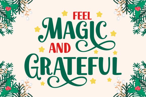 Playful Christmas Font | Playful Groovy Font | Festive Typeface for ...