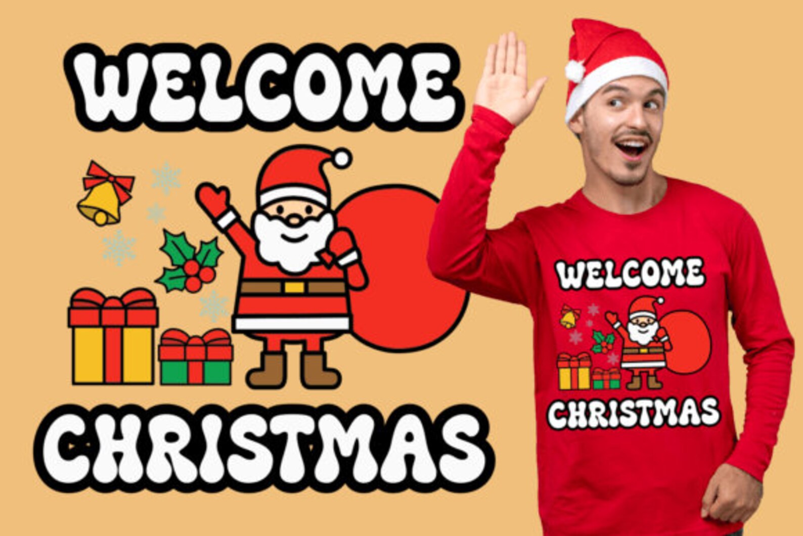 Playful Christmas Font |stylish Retro Font | Festive Typeface for ...