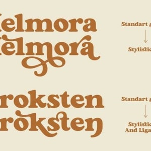 Modern Serif Font, Fonts Procreate, Fonts Cricut, Retro 70s Font, Fonts ...