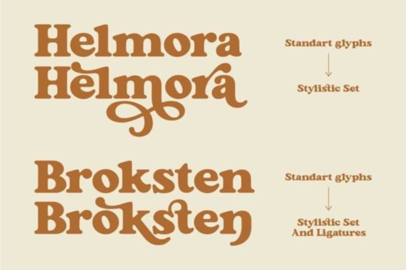 Modern Serif Font, Fonts Procreate, Fonts Cricut, Retro 70s Font, Fonts ...