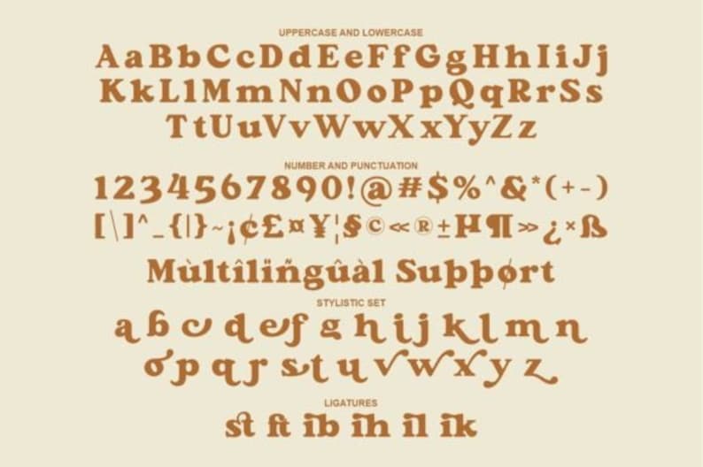 Modern Serif Font, Fonts Procreate, Fonts Cricut, Retro 70s Font, Fonts ...