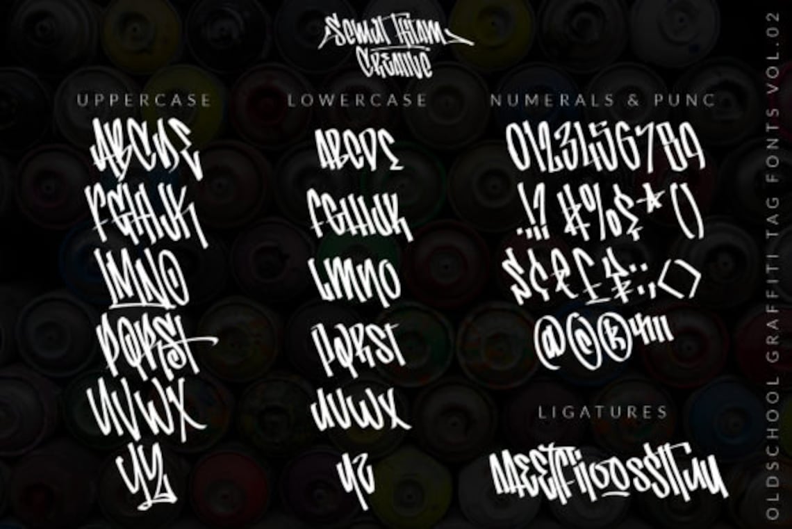 Graffiti Font Graffiti Font SVG Graffiti Font PNG Graffiti Font Cricut ...