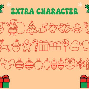 Playful Christmas Font |stylish Retro Font | Festive Typeface for ...
