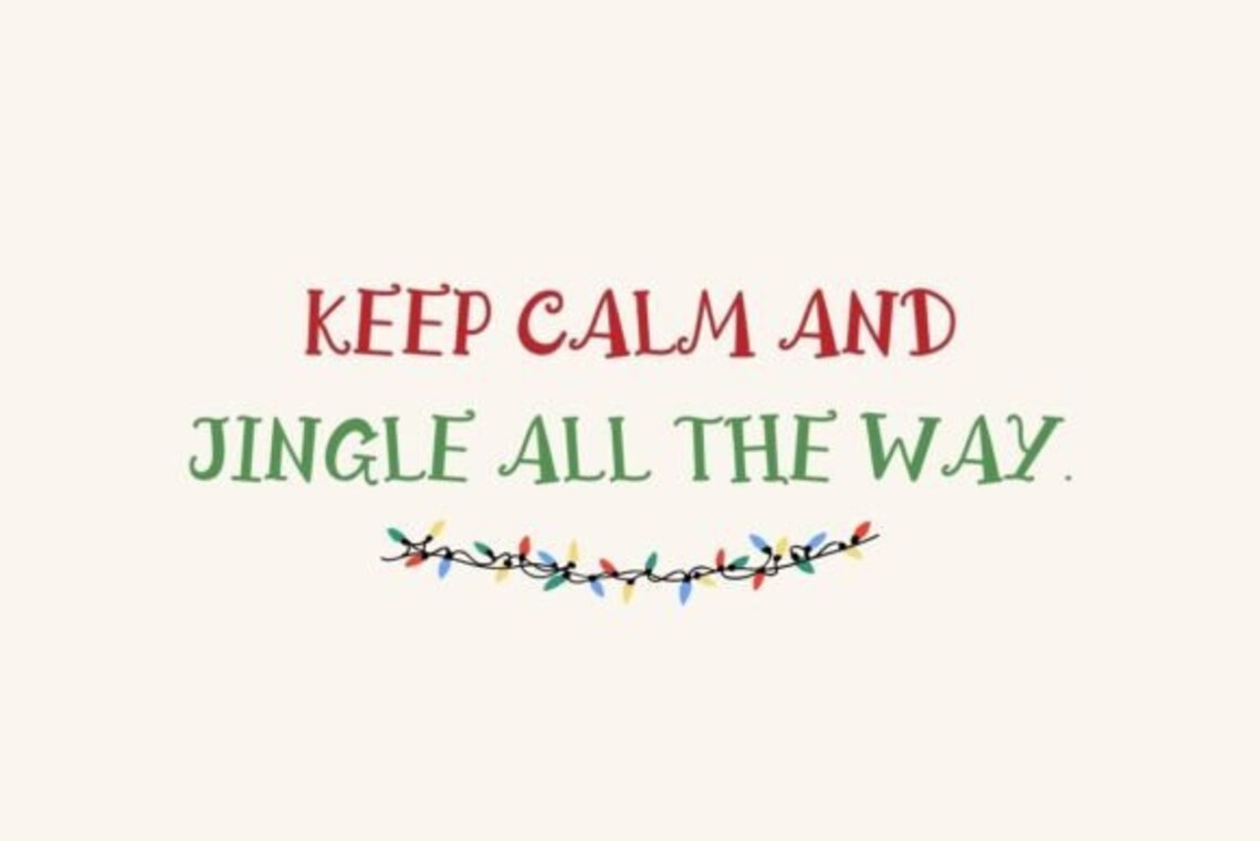 Playful Christmas Font | Playful Groovy Font | Festive Typeface for ...