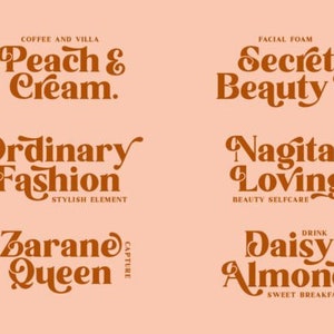 Modern Serif Font, Fonts Procreate, Fonts Cricut, Retro 70s Font, Fonts ...