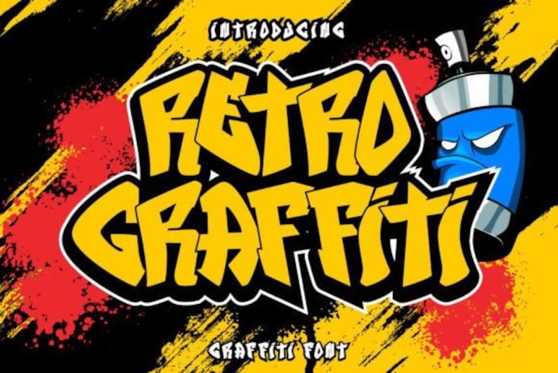 Graffiti Fonts Bundle - Urban Design, Cricut Ready, SVG & TTF Files ...