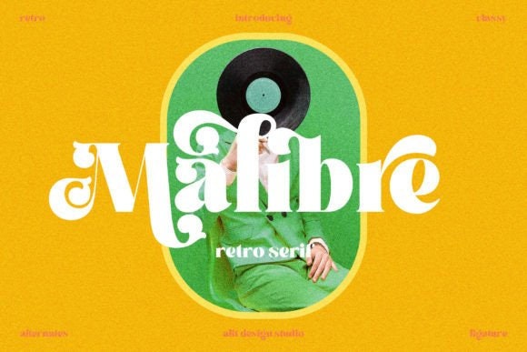 Modern Serif Font, Fonts Procreate, Fonts Cricut, Retro 70s Font, Fonts ...