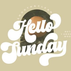 Chunky Retro Groovy Font, Retro Serif Font, Fonts Procreate, Fonts ...