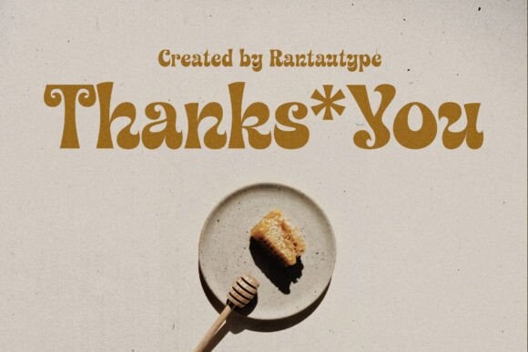 Chunky Script Font | Modern Serif Font | Procreate Font, Cricut Font | Retro 70s Font | Font ...