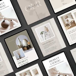 Wholesale Line Sheet Template, Business Catalog Template, Etsy Product ...