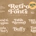 Retro Font Bundle | Retro Modern Font | Groovy Font | Retro Serif Font ...