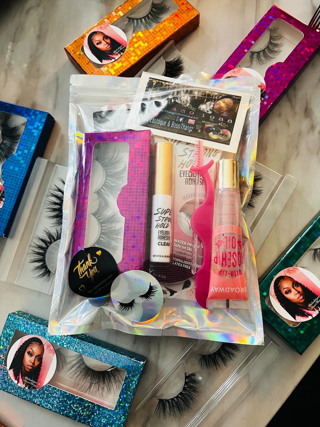 BADDIE LASHES | Lash Kit *BOSSITHANGZ - Etsy