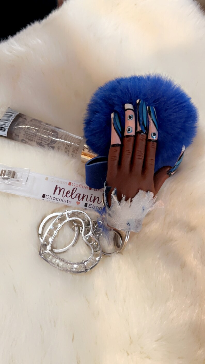 Bossithangz Acrylic Mini Hand Keychains - Etsy