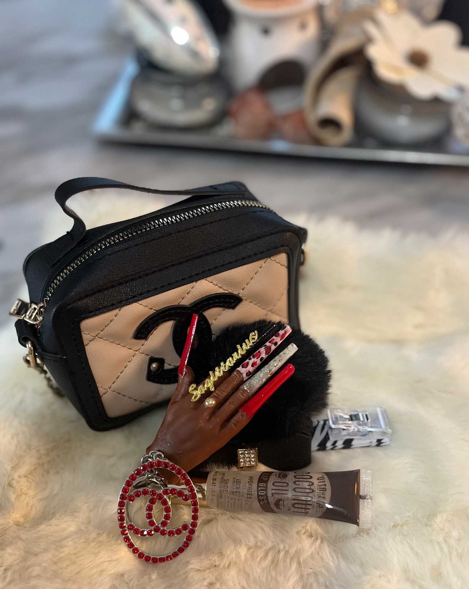 Bossithangz Acrylic Mini Hand Keychains - Etsy