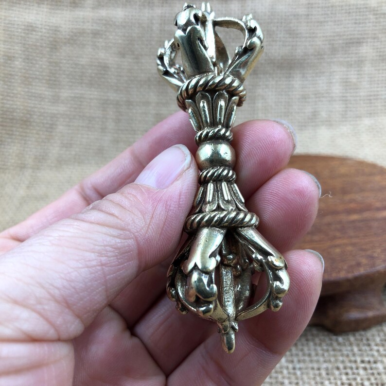 Copper Dorje Vajra Phurba Tibetan Amulet Nepal Collectibles, Tantra ...