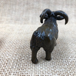 Red Copper Ram Gost Statue,carved Fengshui Animal Cute Ram Antique ...